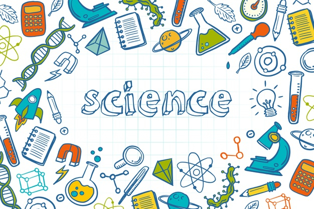 Free: Hand drawn colorful science education background Free Vector ...