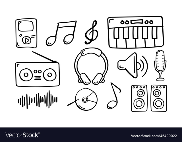 Free: hand drawn music icon - nohat.cc
