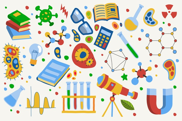Free: Hand-drawn science education background theme Free Vector - nohat.cc