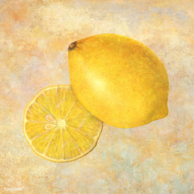 Free: Hand drawn yellow lemon illustration | Free illustration ...