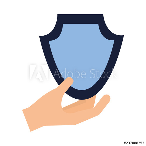 Free: hand holding shield protection sign - nohat.cc