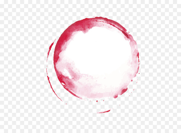 Free: Hand painted red circle - nohat.cc