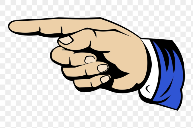 Free: Hand png pointing finger sticker, | Free PNG - rawpixel - nohat.cc