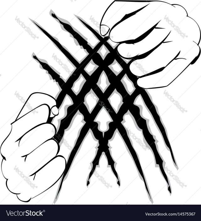 Free: Hands tearing surface vector image - nohat.cc