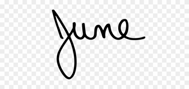 Free: Handwritten Calendar Word June Graphic By Marisa Lerin ...