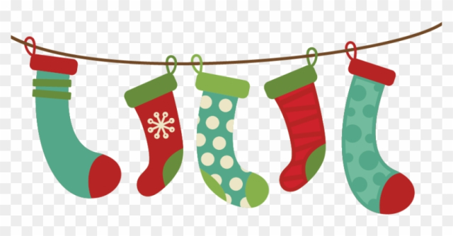 Free: Hanging Christmas Stockings Clipart - Christmas Clip Art ...
