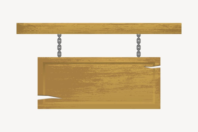 Free: Hanging wooden sign clipart, collage | Free PSD - rawpixel - nohat.cc