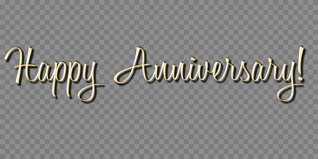 Hapy Anniversaries Transparent Background