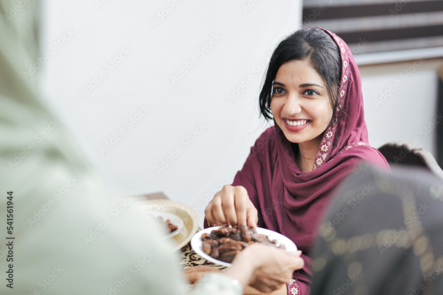 Free: Happy Indian Muslim family celebrating Eid Mubarak and Having Eid ...