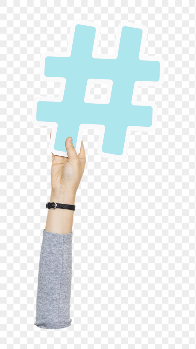 Free: Hashtag icon png hand holding | Free PNG - rawpixel - nohat.cc