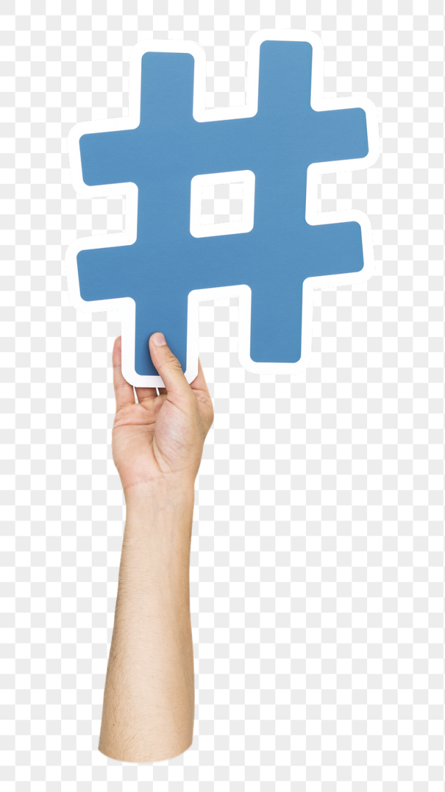 Free: Hashtag symbol png hand holding | Free PNG - rawpixel - nohat.cc