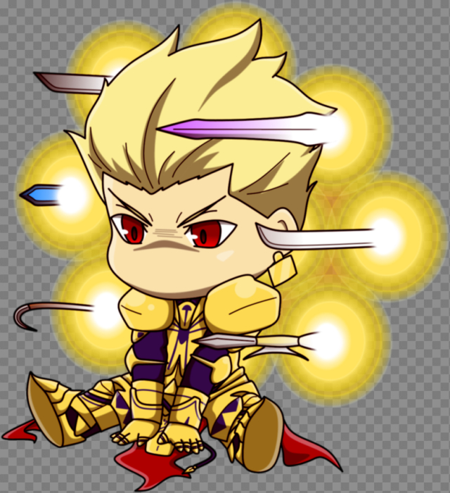 Free: HD Fate Zero Gilgamesh Chibi , Png Download - Gilgamesh Chibi ...