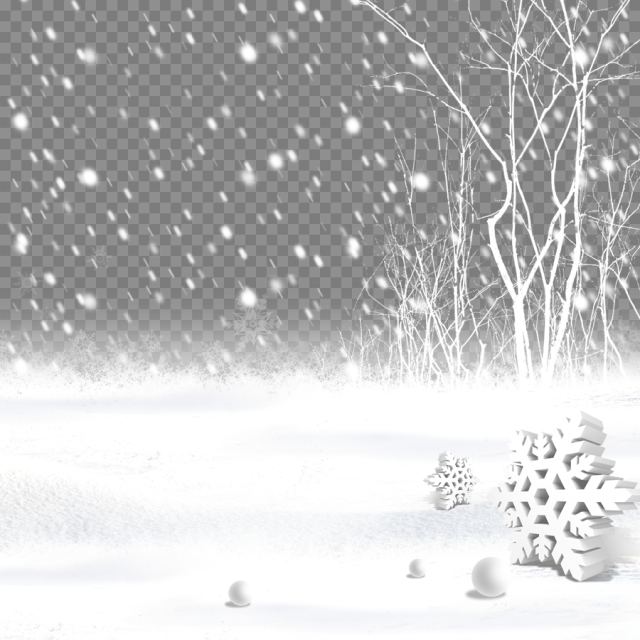 Free: HD Transparent Snow Background - Black And White Snow Tree ...