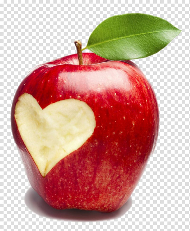 Free: Heart Apple Getty , Bite into the apple of love transparent ...