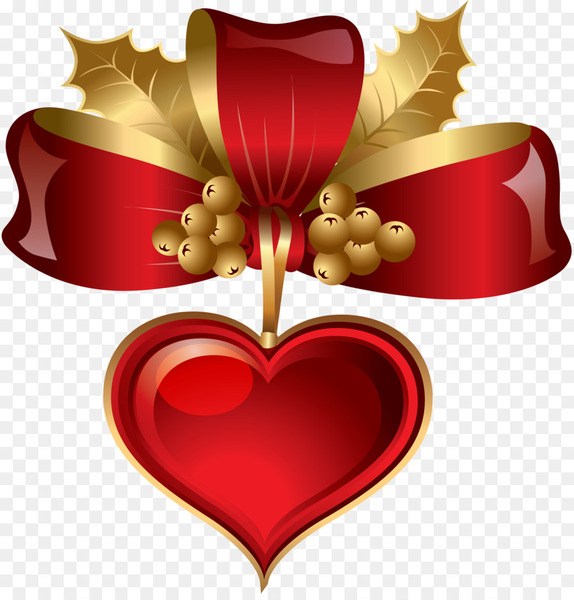 Free: Heart Christmas Clip art - clipart - nohat.cc