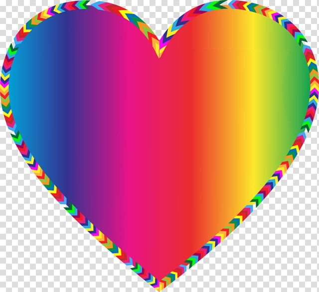 Free: Heart Color , Colored Heart transparent background PNG clipart ...