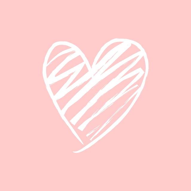 Free: Heart doodle icon psd, pink scribble… | Free stock illustration ...