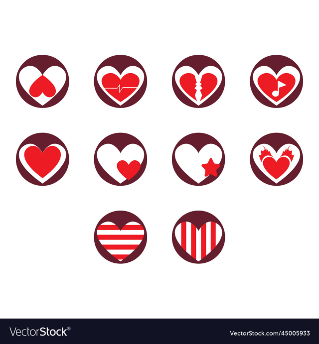 Free: heart icon set free - nohat.cc