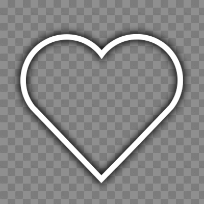 Free: Heart Outline Glowing transparent PNG - StickPNG - nohat.cc