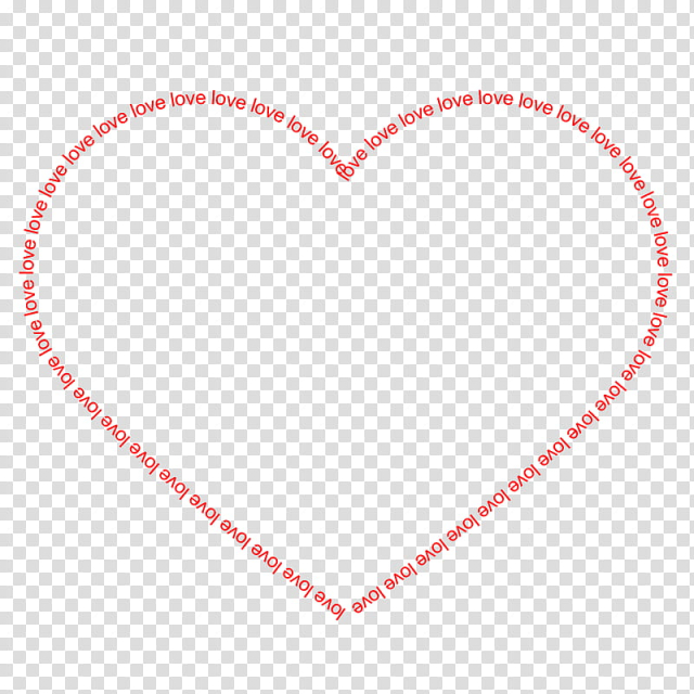 Free: Heart text, red heart illustration transparent background PNG ...