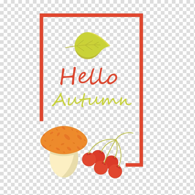 Free: , Hello fall borders transparent background PNG clipart - nohat.cc