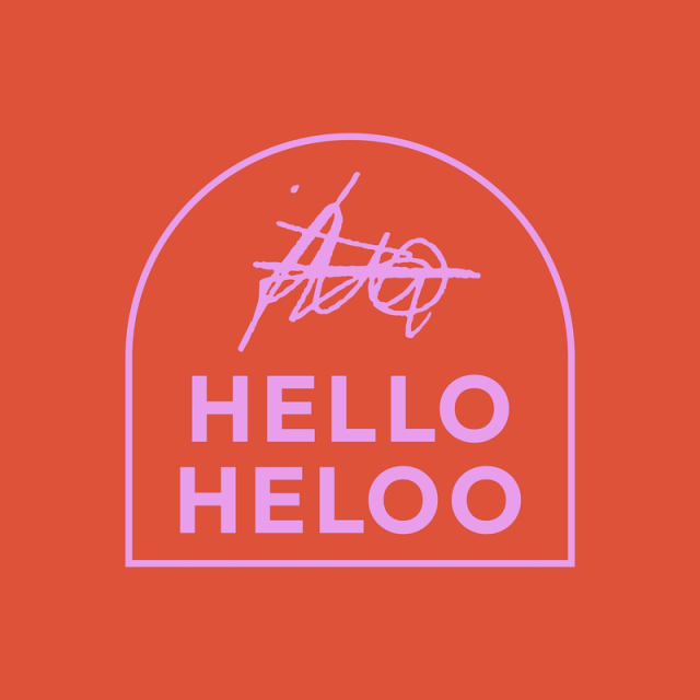 Free: Hello pink logo template, arch | Free Vector Template - rawpixel ...