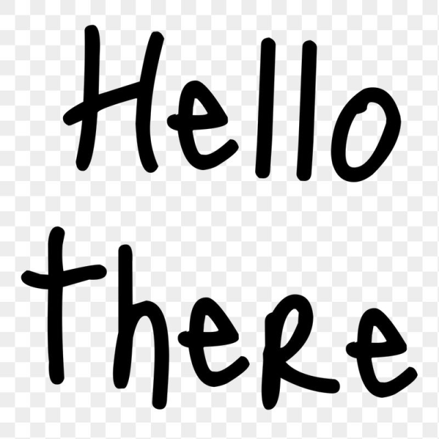Free: Hello there word png, simple | Free PNG - rawpixel - nohat.cc