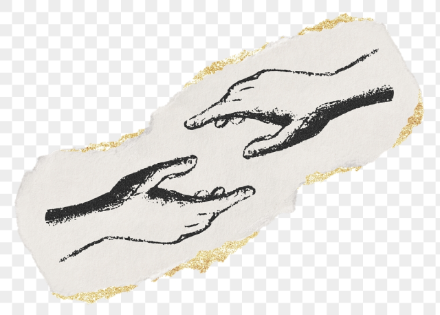 Free: Helping hands png sticker, ripped | Free PNG Illustration ...
