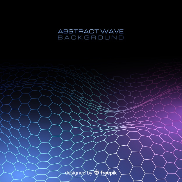 Free: Hexagonal wave background - nohat.cc
