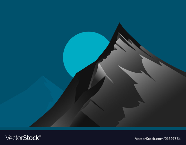 Free: Highest mountain scene vector image - nohat.cc