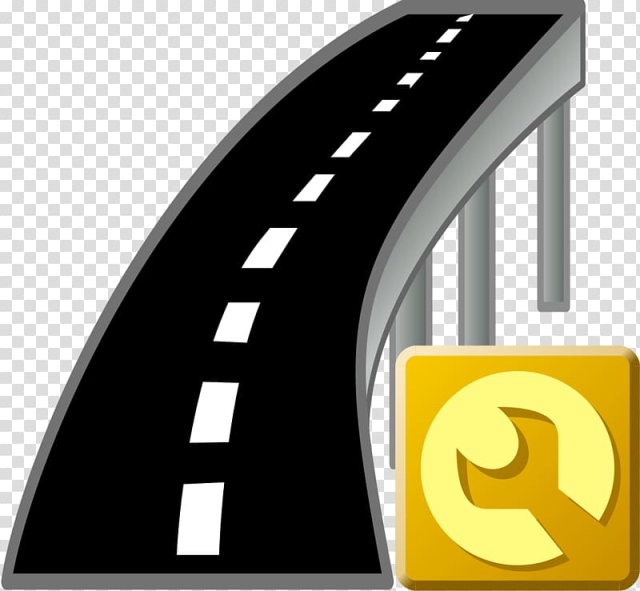 Free: Highway Roadworks Computer Icons Road map, road transparent ...