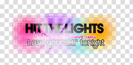 Free: Hit the Lights Texto transparent background PNG clipart - nohat.cc