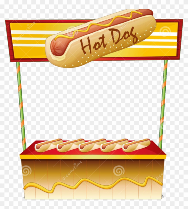 Free: Hotdog Stand Illustration White Background 3331596 - Hot Dog ...