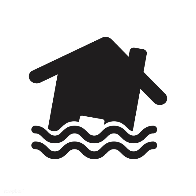 Free: House being drowned illustration | Free stock vector - 457561 ...