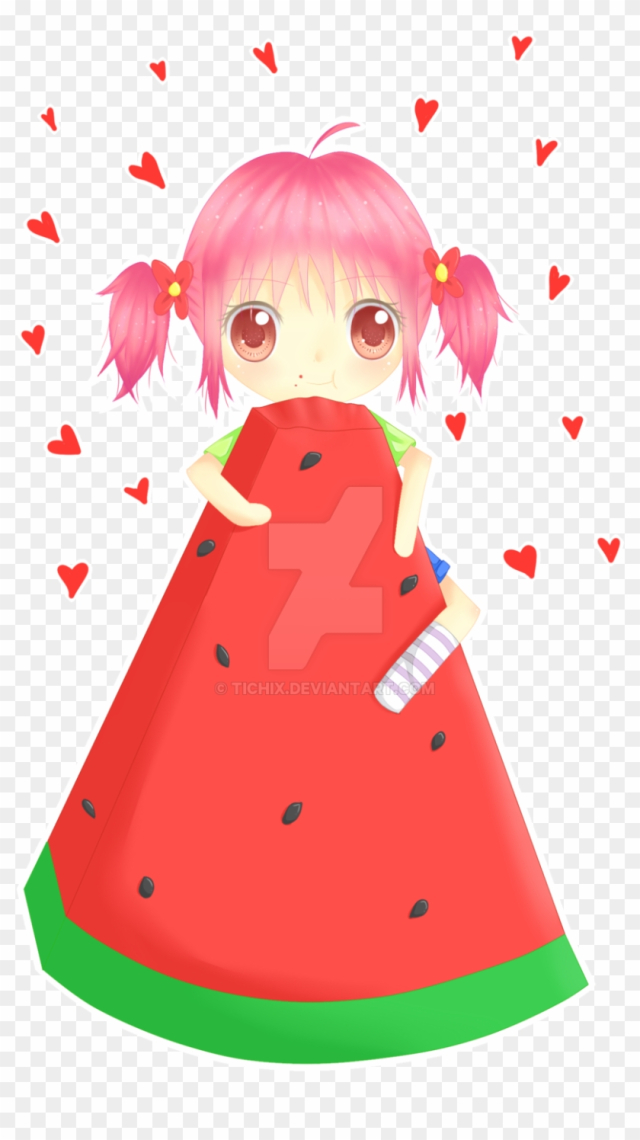 Free: How To Draw Watermelon Slice Cute Step By Step Easy - Chibi ...