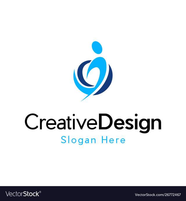 Free: Human agency development creative logo vector image - nohat.cc