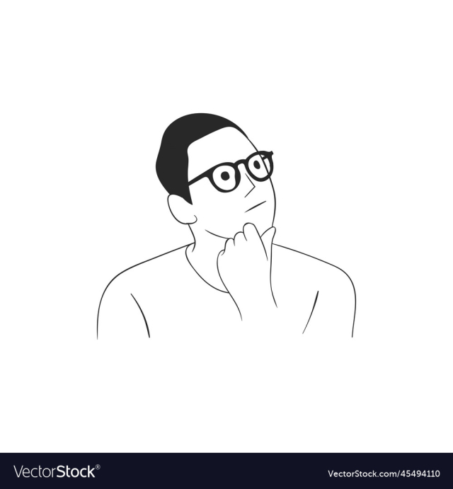 Free: human thinking line art design - nohat.cc