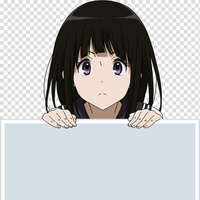 Free: Hyouka Anime Manga Eru Chitanda Meme, hyouka transparent ...