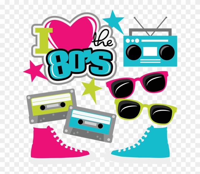 Free: I Love The 80s Clipart - Love The 80s Svg - nohat.cc