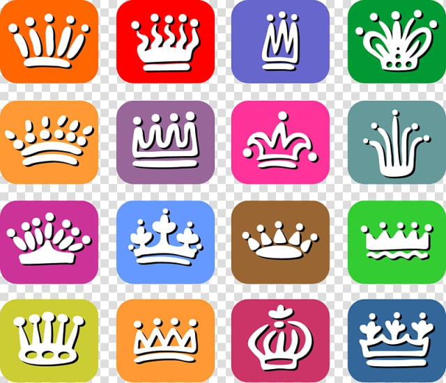 Free: Icon, Crown color icon design transparent background PNG clipart ...