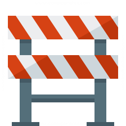 Free: IconExperience » G-Collection » Construction Barrier Icon - nohat.cc
