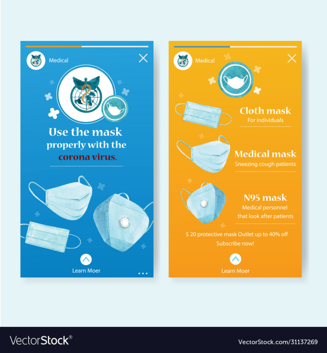 Free: ig stories ad design with various mask watercolor - nohat.cc