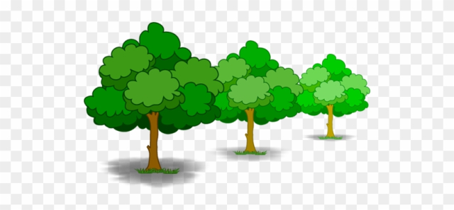 Free: Illustration Of Puffy Trees - Tree - nohat.cc