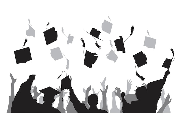 Free: Illustration of university graduates - nohat.cc