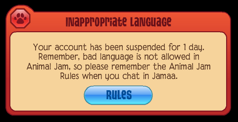 Free: Image - Suspended Inappropriate Language.png | Animal Jam Wiki ...