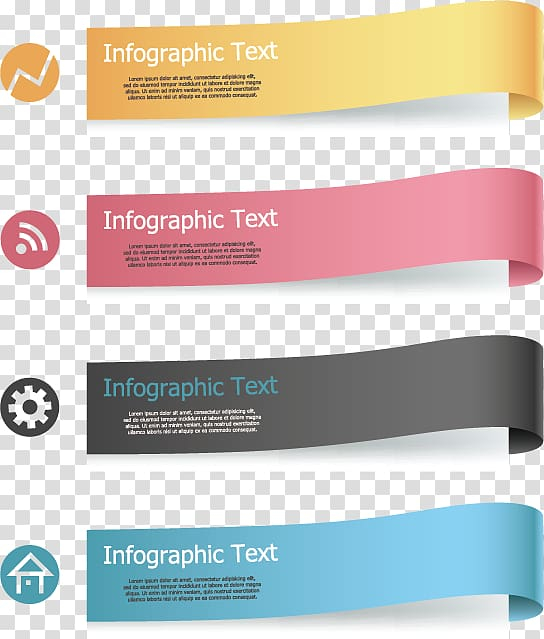Free: Infographic Text illustration, Euclidean Chart, Ribbons chart ...