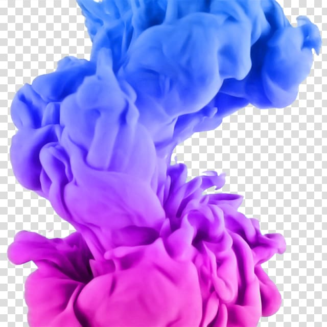 Free: Ink Color printing Watercolor painting , ink splash transparent ...