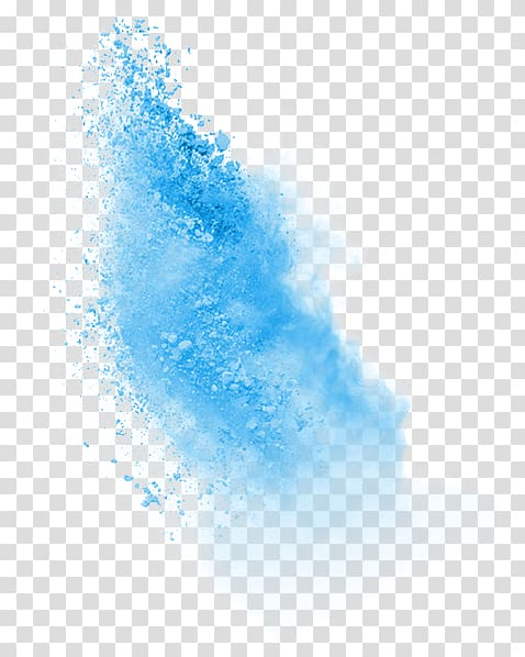 Free: Ink Powder Dust, Blue powder, close-up of blue powder transparent ...