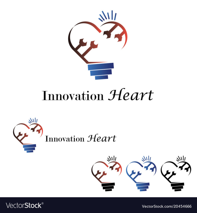Free: Innovation heart logo vector image - nohat.cc