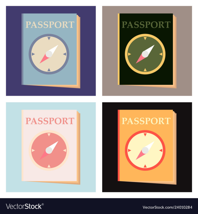 Free: International passport template with sample vector image - nohat.cc